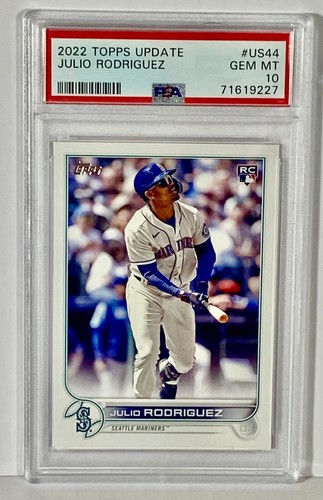 $$ REDUCED $$ JULIO RODRIGUEZ 2022 TOPPS UPDATE RC GEM MINT PSA 10 # ...