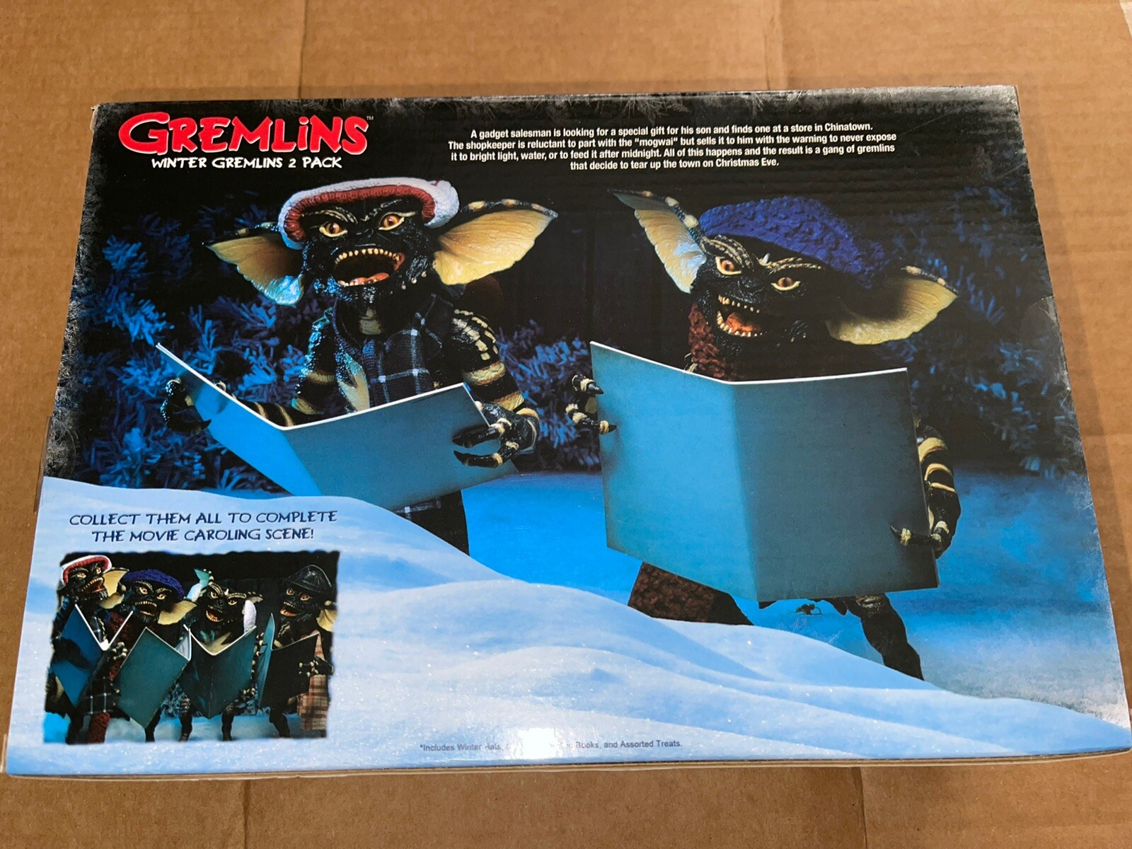 NECA Gremlins Christmas Carol Winter Scene 7” Action Figures - Pack of ...