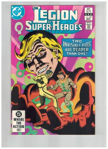 Legion of Super-Heroes 299 Wildfire & Invisible Kid! 1983 VF- DC Comic ...