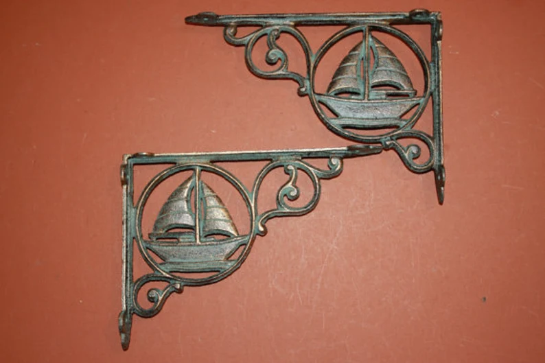 Decorative Sail Boat Shelf Bracket,Corbel,Shelf brace,Beach decor ...