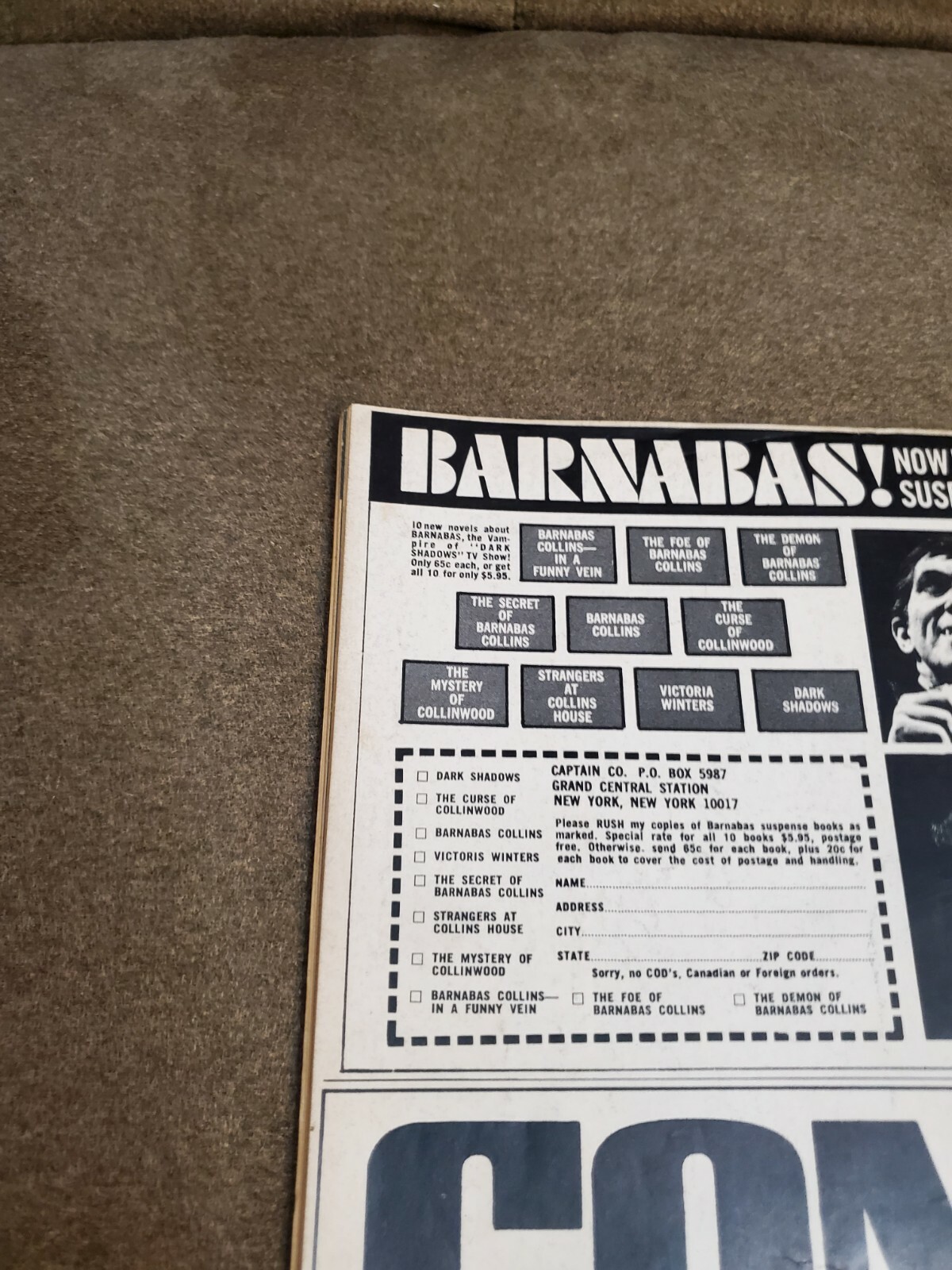 VAMPIRELLA #6 WARREN MAGAZINE KEN KELLY COVER 1970 BRONZE HORROR RARE ...