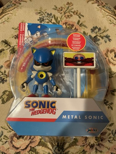 Jakks Pacific Sonic The Hedgehog - Metal Sonic w/ Goal Post 4" Action ...