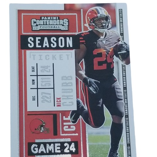 Nick Chubb 2020 Panini Contenders Cleveland Browns NFL Football Sports ...