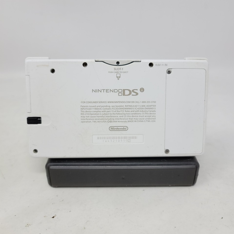 Nintendo DSi Handheld Game Console - White NTSC W/ Charger (Read ...