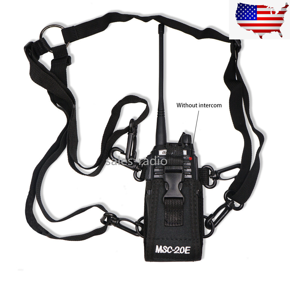 MSC-20E Nylon pack Waist Case Bag For Baofeng UV-5R MOTOROLA Kenwood ...