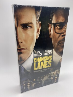Changing Lanes (VHS, 2002) Ben Affleck, Samuel L. Jackson BRAND NEW ...