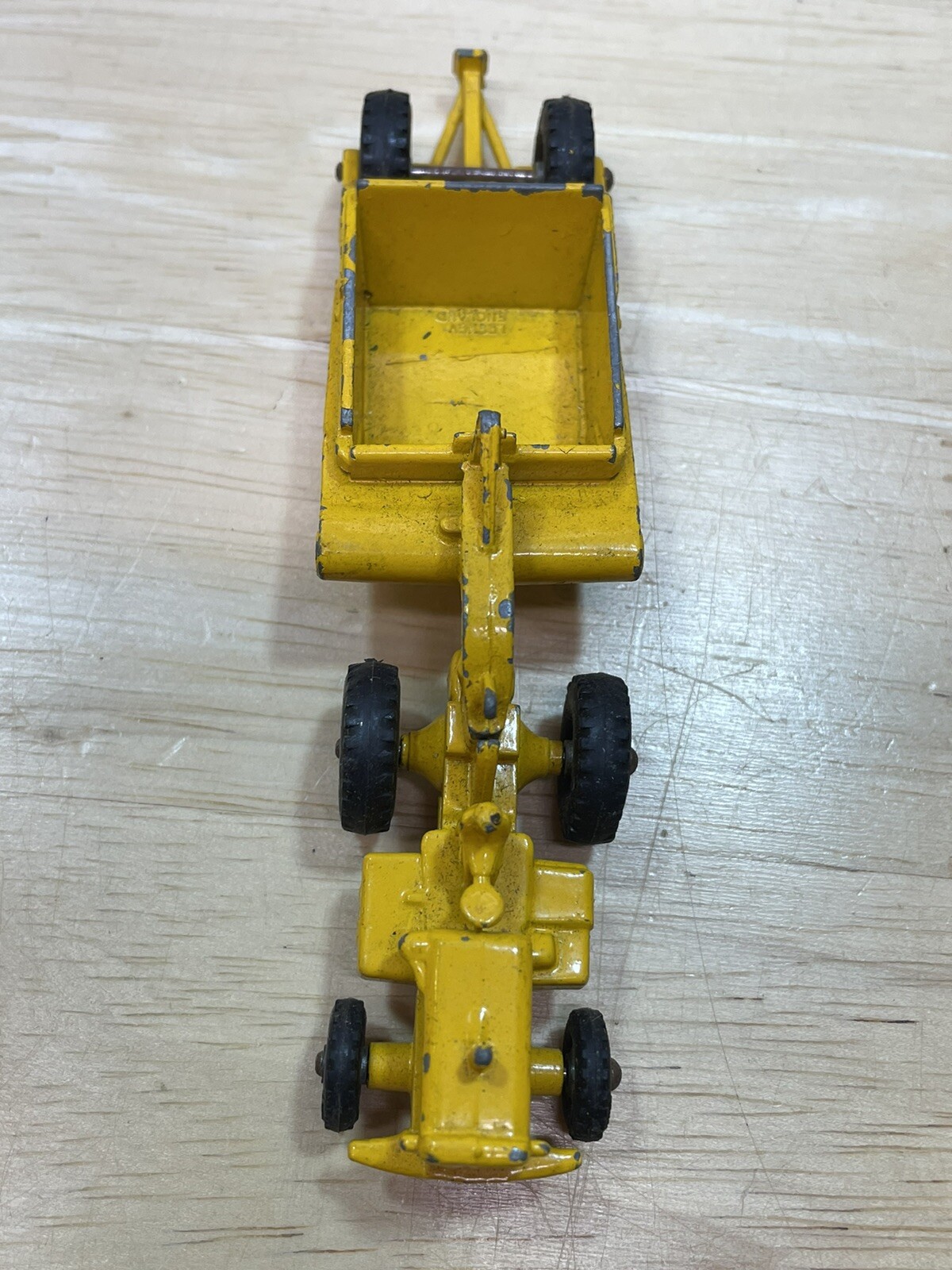 Vintage Lesney Matchbox M1-A Caterpillar Earth Scraper 1957 Yellow | eBay