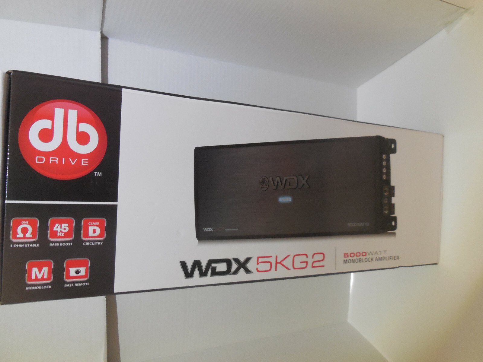 DB Drive WDX Series WDX 5KG2 5000W Class D 1ohm Monoblock Amplifier ...