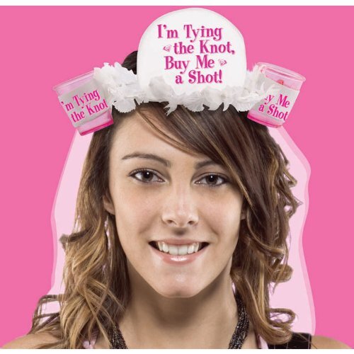 Bachelorette Veil Shot Glasses Girls Night Out Wild Theme Party Favor ...