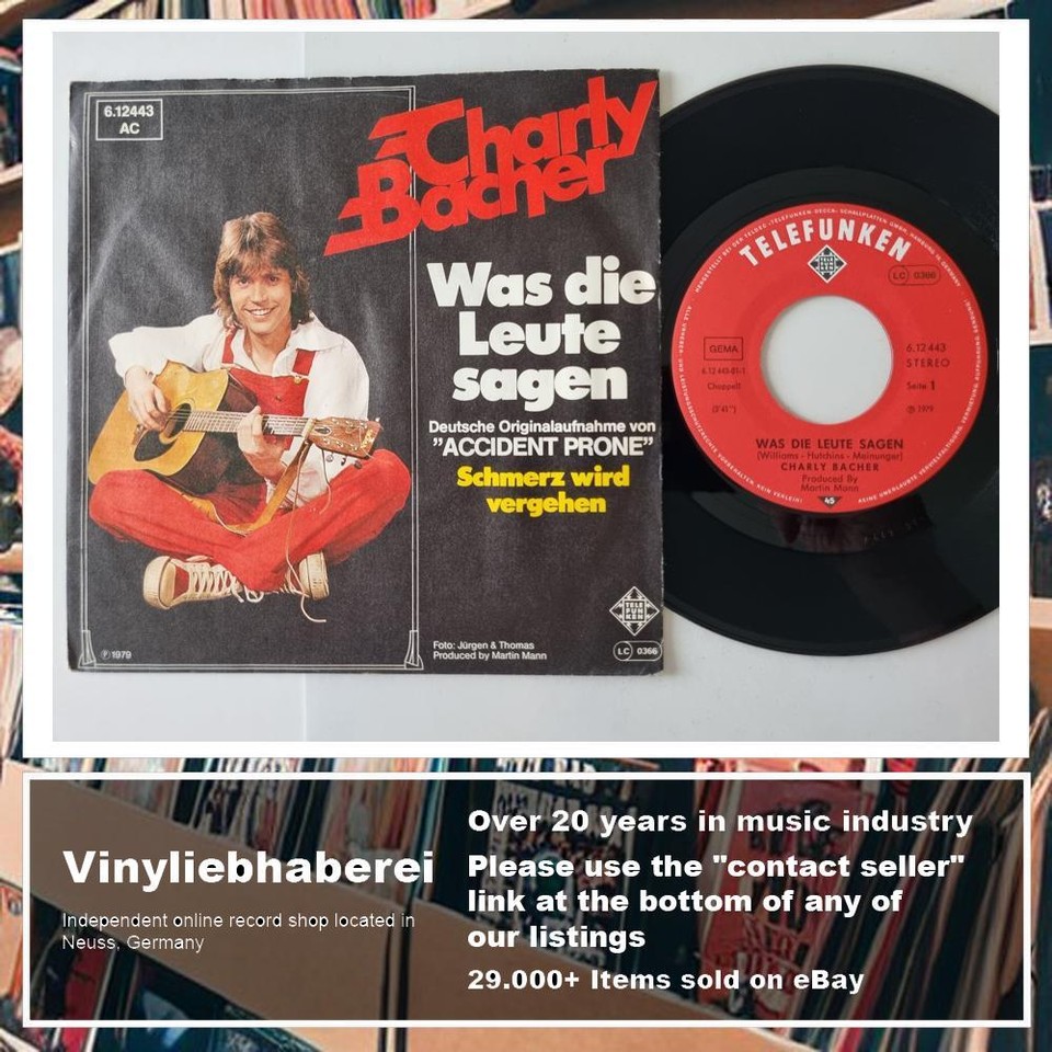 Charly Bacher - Was die Leute sagen 7''/ CV Status Quo - Accident prone ...