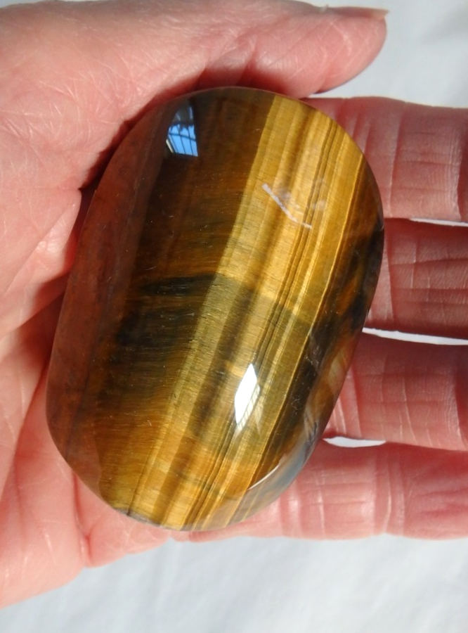 Beautiful Hawk Eye Tiger's Eye Polished 105.2 nice chatoyancy | eBay
