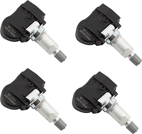 TPMS Sensor Set with 4 Sensors & 433MHz Compatibility for Chrysler ...