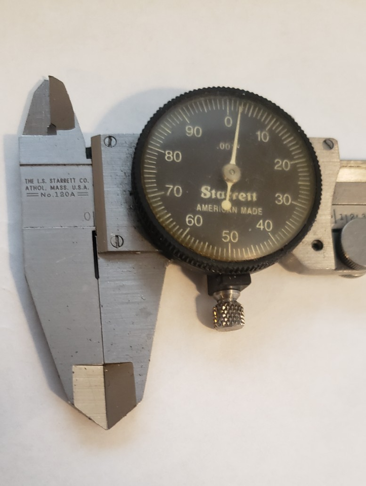 STARRETT 120A DIAL CALIPER 6" HARDENED STAINLESS | eBay