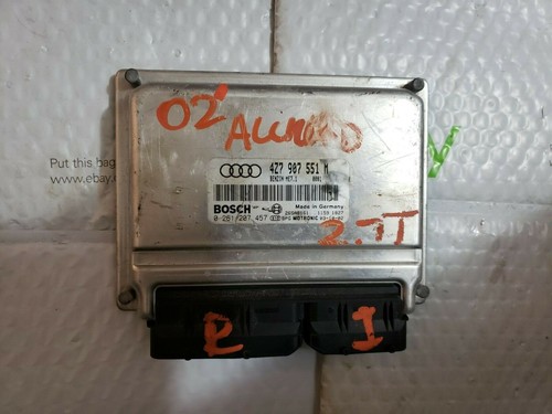 01 02 03 04 05 AUDI ALLROAD ECU ECM ENGINE CONTROL COMPUTER MODULE ...