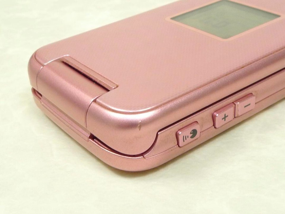 Fujitsu F-02J Pink Flip Phone Unlocked Android Simfree Waterproof ...