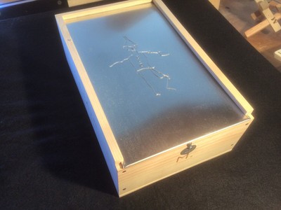 Wooden Win Box, Tin Man Lid | eBay