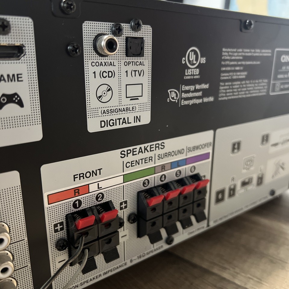 Onkyo HT-R397 - 5.1 Ch HDMI Home Theater 4K Bluetooth Receiver W ...