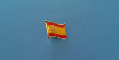 Spain Spanish Flag Pin Badge Tie Tack Lapel! New | eBay
