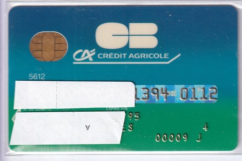CARTE / CARD BANQUE BANK CREDIT .. ANCIENNE OLD CB PERIME SOLAIC 93 ...