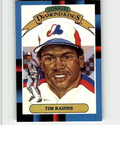 TIM RAINES CARD #2 B3R1S105P12 FREE SHIPPING | eBay