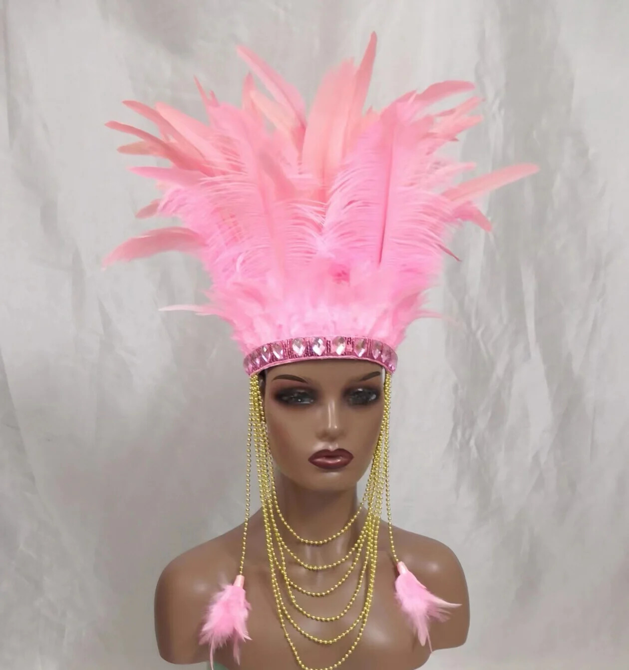 Showgirl Headpiece Carnival Party Headdress Samba Headdress Halloween ...