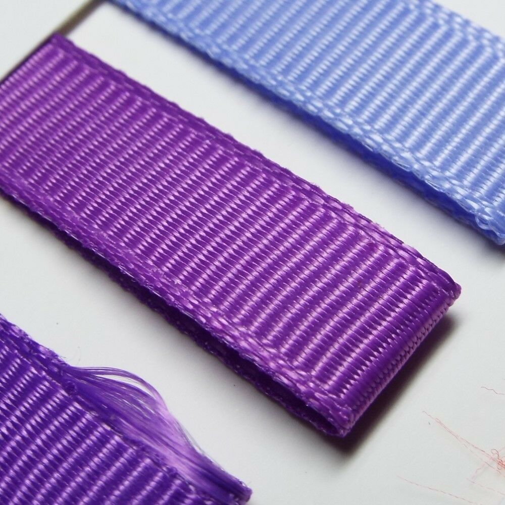 40 COLOUR 6mm Grosgrain Ribbon Sewing Seam Binding Tape Thin BUY 1 2 4 ...