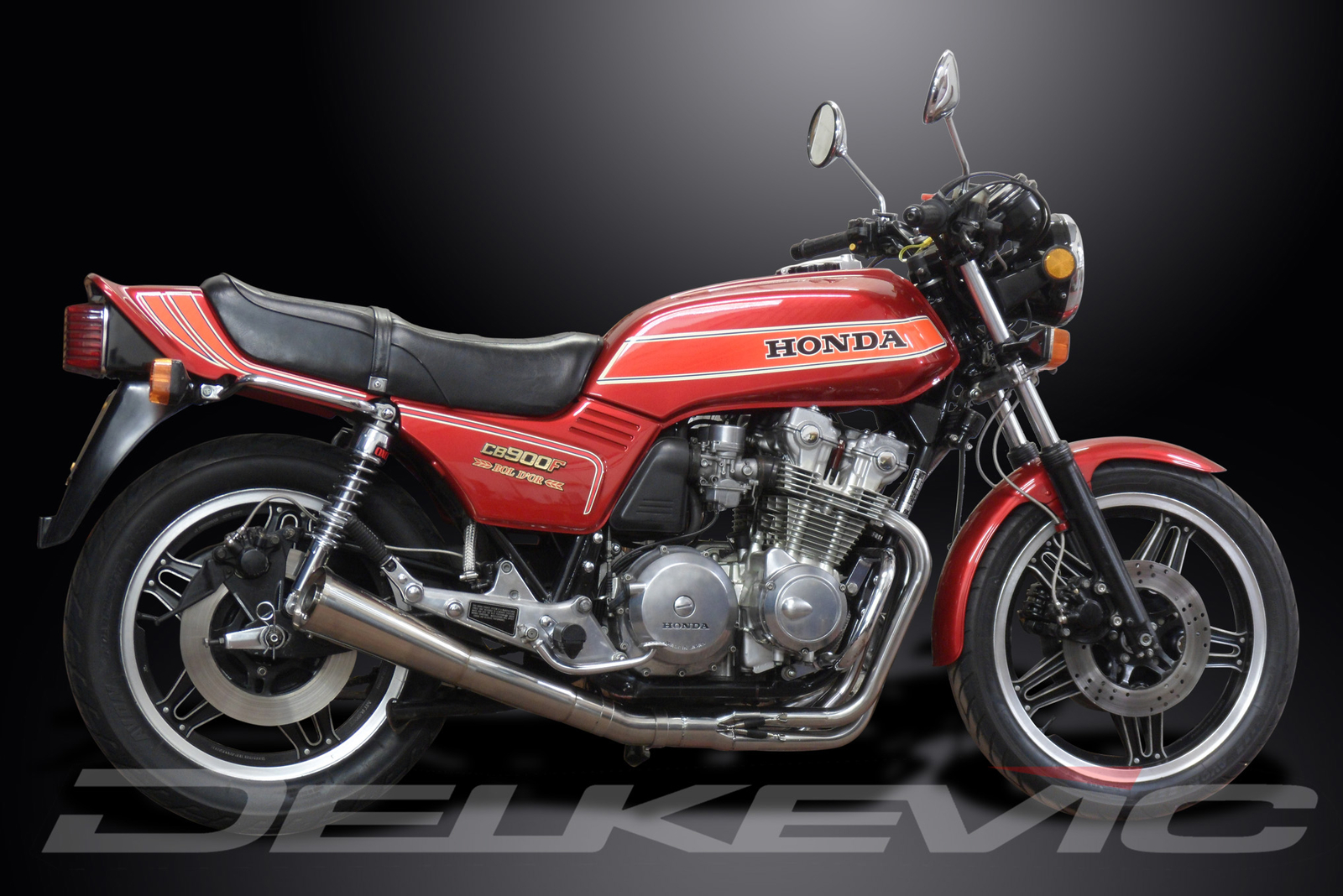 Honda CB900F 79-83 Delkevic Full Exhaust 4-1 Stainless Classic ...