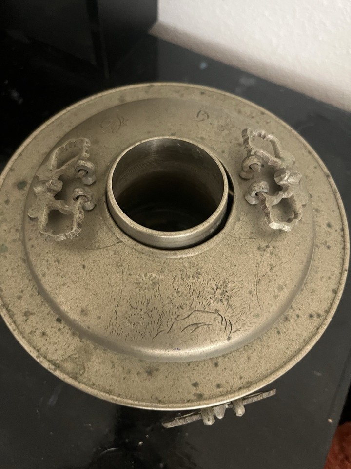 Vintage Korean Solid Brass Hot Pot Brazier Sin Sul Ro Steamer | eBay