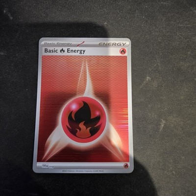 FIRE BASIC ENERGY SVE 018 HOLO BLACK BOLT POKEMON POKEMON | eBay Australia