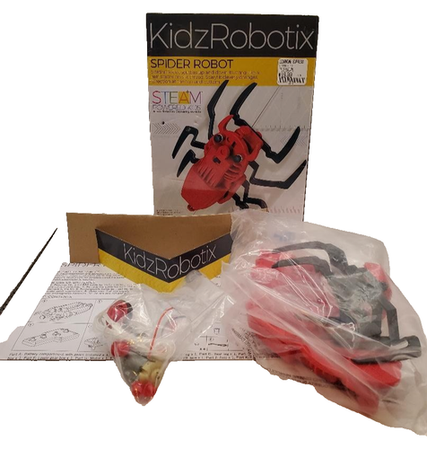 Kidz Robotix Spider Robot Steam Powered Kids New Open Box-Pieces Sealed ...
