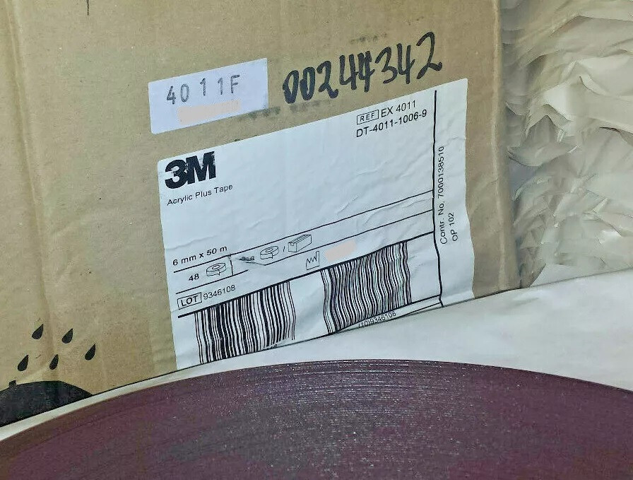 NEW (3M) EX4011/4011F Exterior Automotive Double Side Tape MASTER ROLL ...