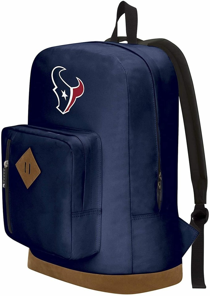 NWT NFL Houston Texans Playbook Design Travel School Backpack | eBay
