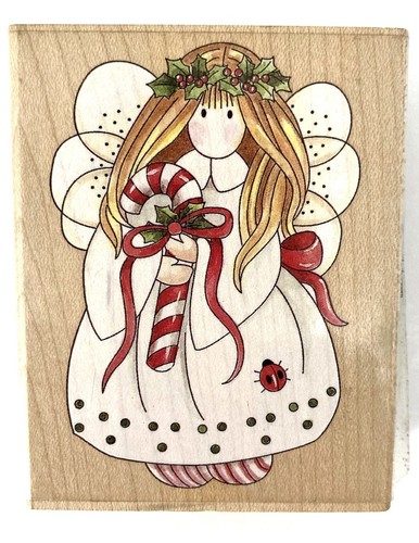 Winter Sweet Frost Fairy Rubber Stamp Wood Mt Stamps Happen 2.75x3.5 ...