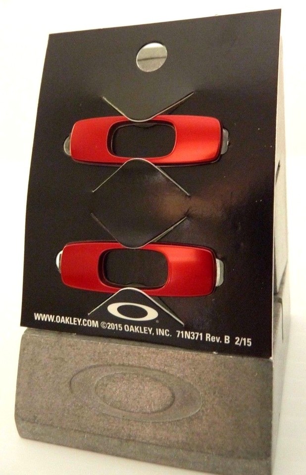 OAKLEY BATWOLF ICONS INTERCHANGEABLE chrome diamond red orange green ...