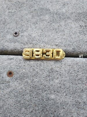 9830 Precinct/District/Division/Station for Police/Fire/Sheriff Collar ...