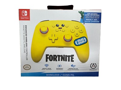PowerA Wireless Rechargeable Controller Peely Fortnite for Nintendo ...