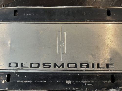 Oldsmobile Dealer Showroom Vintage Booster License Plate Cutlass 442 ...