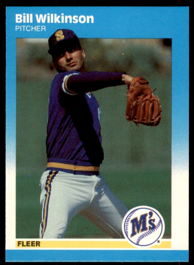 1987 Fleer Update #U-125 Bill Wilkinson Seattle Mariners | eBay
