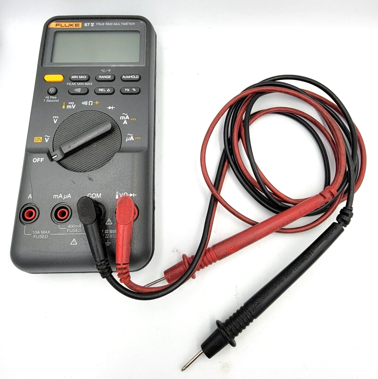 Pre-Owned Fluke 87-V Industrial True RMS Digital Multimeter VAC VDC Ω A ...