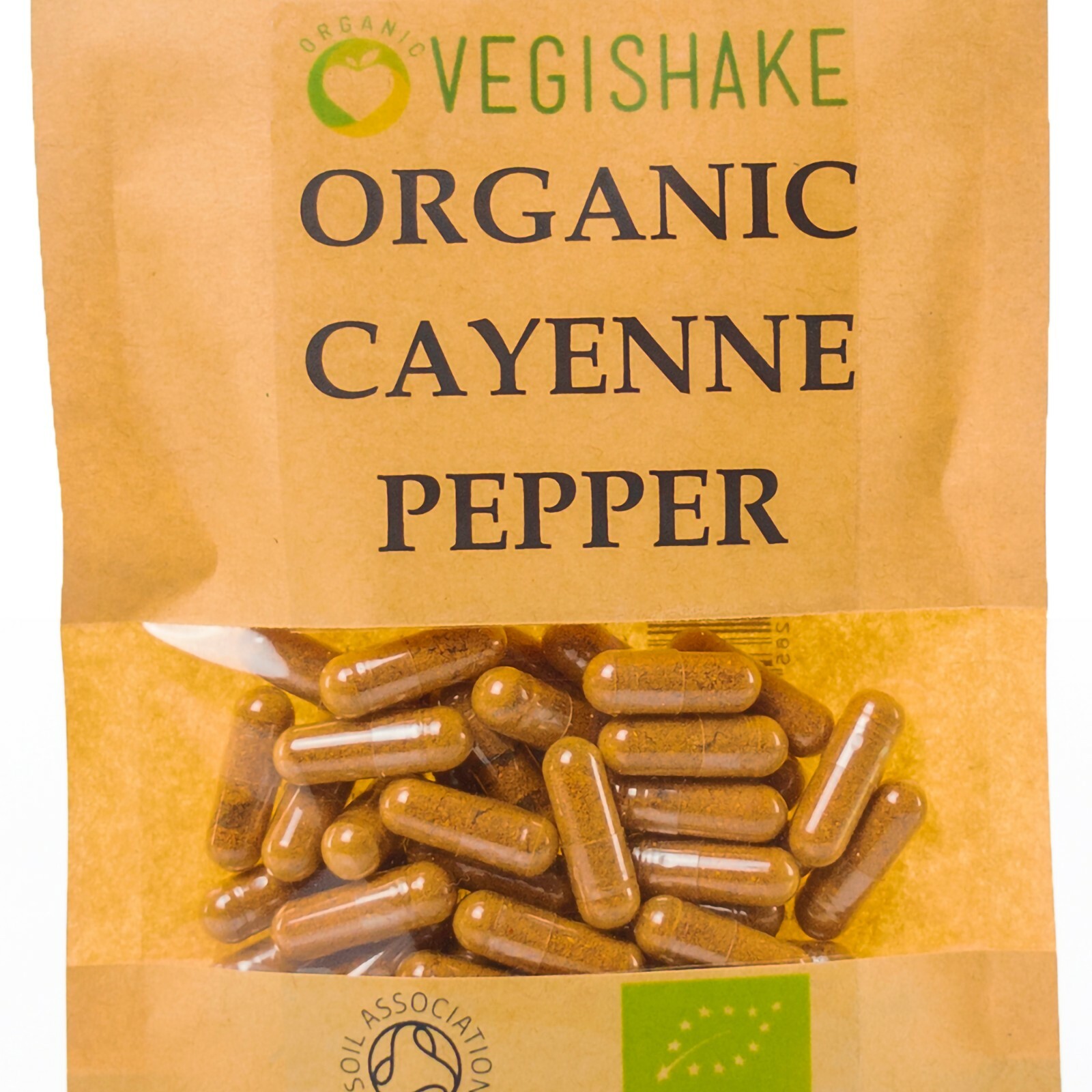 Organic Cayenne Pepper HPMC Capsules Capsicum Chili Burns Fat Vegan ...