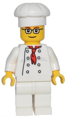 ☀️NEW! Lego CHEF MINIFIGURE minifig mini fig Cook figure (face varies ...