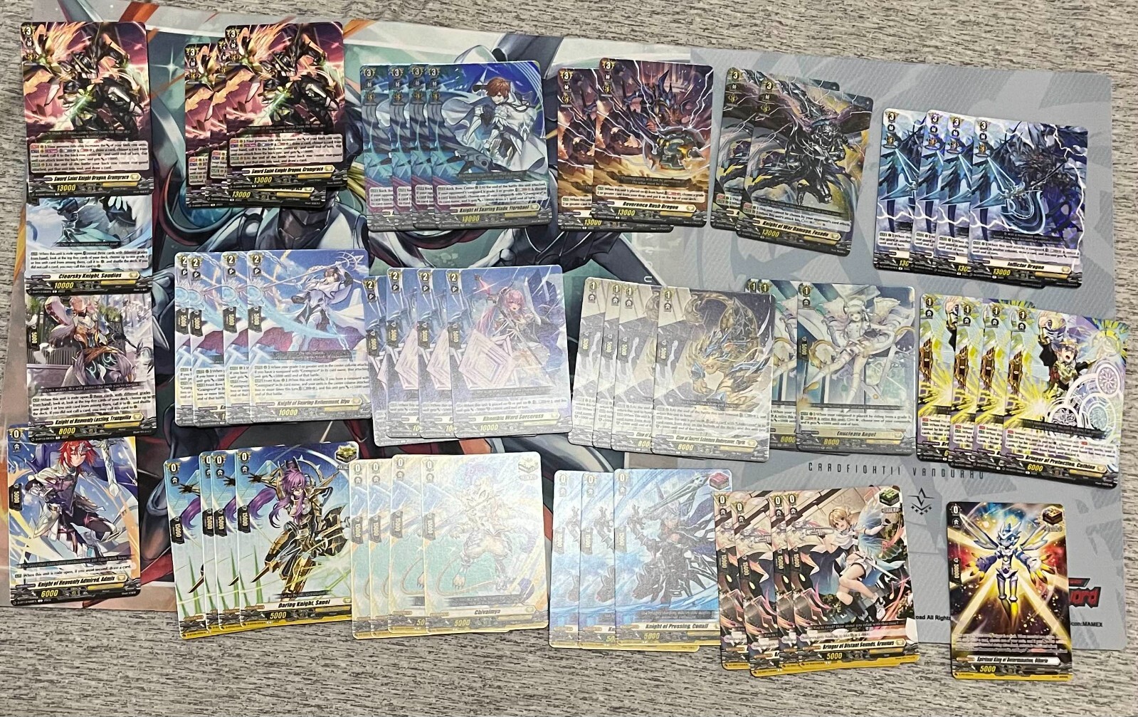 CF Vanguard Gramgrace Deck 50 card deck + 4 card ride deck + Extras | eBay