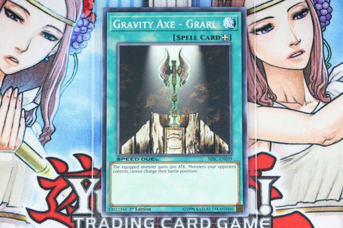 Yugioh Spell Card Gravity Axe - Grarl SBSC-EN039 1st Edition Common | eBay