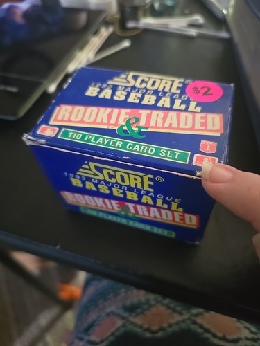 Score 1992 Major League Baseball Rookie and Traded 110 Player Card Set ...