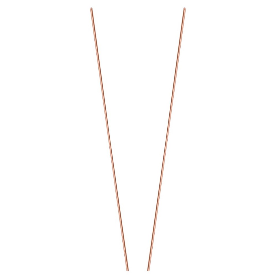 2pcs Copper Tubes Diameter 3mm Copper Piping Copper Rod Copper Tubing ...