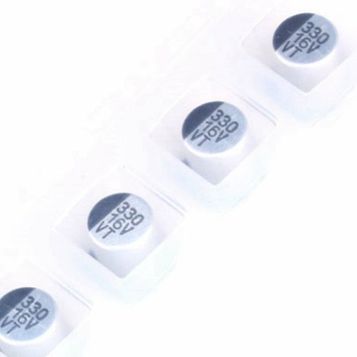 2PCS 330uF 16V 330MFD 16Volt SMD Aluminum Electrolytic Capacitor 10mm× ...