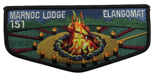 Marnoc Lodge 151 Great Trail Council OH Elangomat Flap BLK Bdr (NE 2138) | eBay