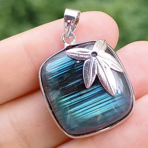 Natural Labradorite Pendants Gems Magic Reiki Healing Amulet Unique Charm | eBay