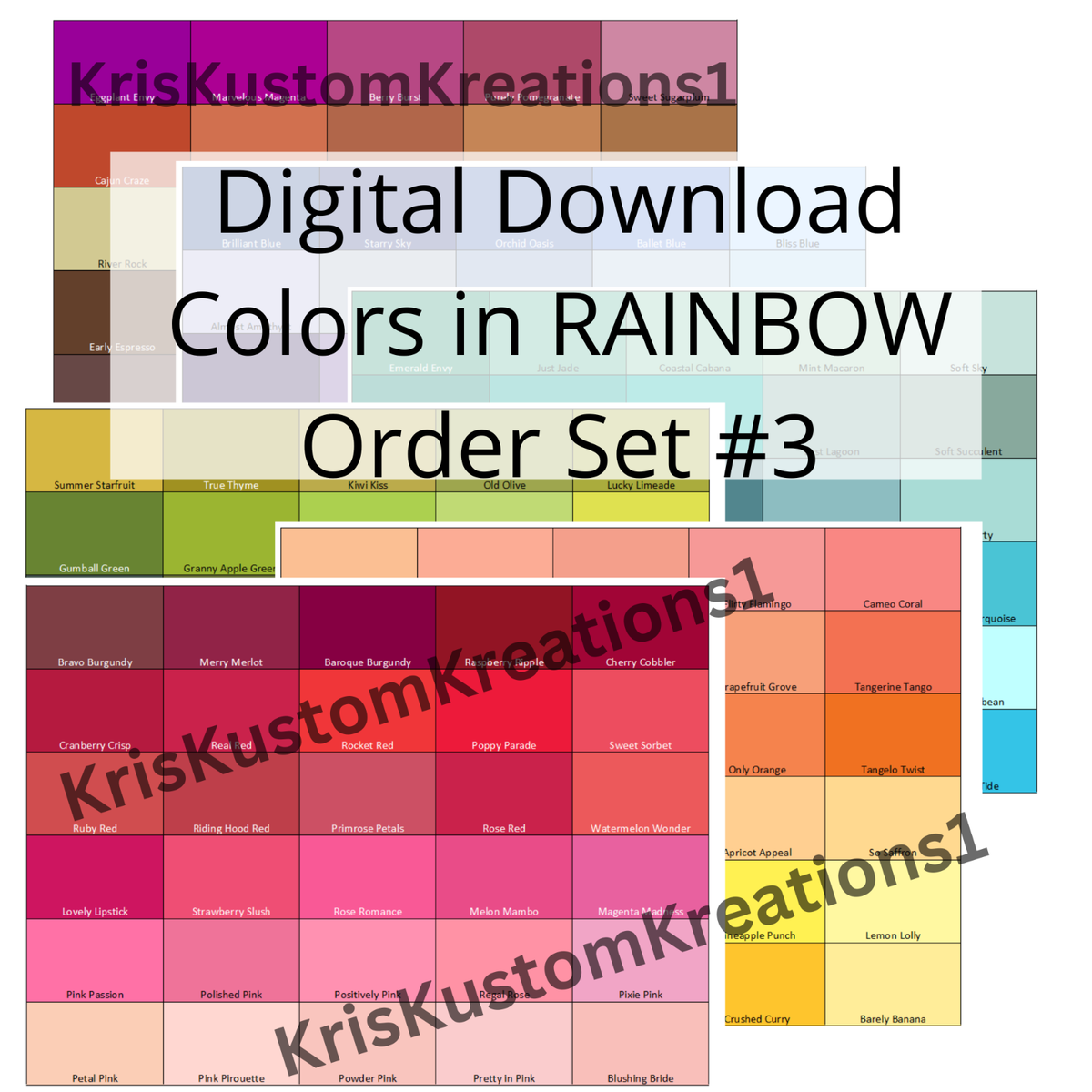 Stampin Up Color Chart