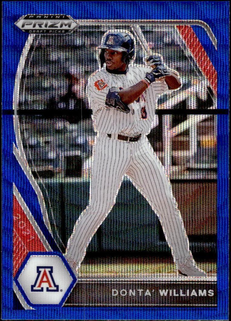 2021 Panini Prizm Draft Picks - Donta' Williams #PDP106 Blue Wave Prizm ...